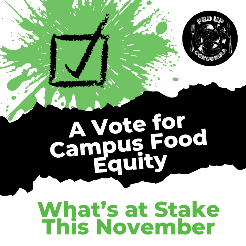 Campus Food Community Updates | Concordia Food Coalition